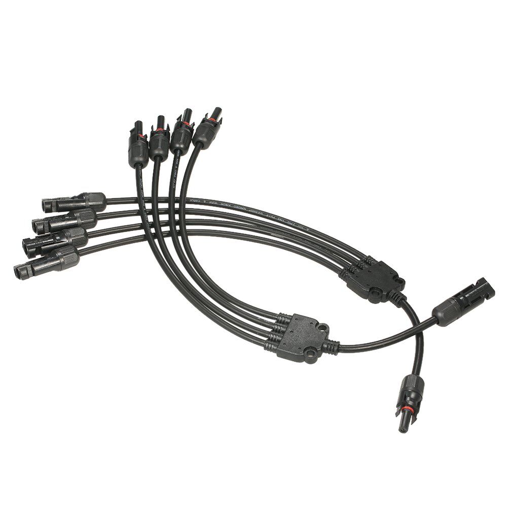 Rozbočenie MC4 1x samec 4x samica 30cm (D282C)